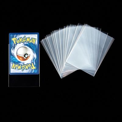 China Custom Card Sleeve Transparent Standard Trading Card Penny Sleeves Protector Soft Clear Card Sleeves for Photo Game Sports for sale