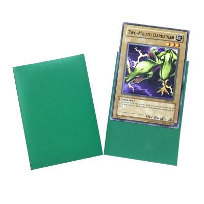 China Solid Color Matte Card Sleeve 66*91mm 62*89mm Trading Card Opaque Penny Sleeves Protector Frosted Card Sleeve for Game Sports for sale