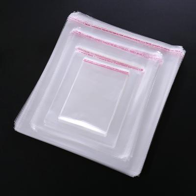 China Wholesale Opp Bag Transparent Self-adhesive Clear Poly Bag Plastic Packaging Self-Sealing Plain OPP Bag for sale