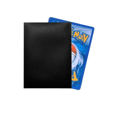 China Junyu Frosted Matte PP Plastic Card Sleeve Easy Shuffle Transparent Crystal Clear Cover Protector Gundam TCG Packaging Printing for sale