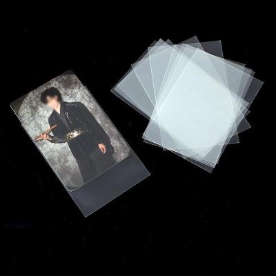 China Wholesale Photo Card Sleeve Transparent Trading Card Sleeve Soft Clear Art Card Protector 3R 4R 4D Photo Cover PP Plastic Sleeve for sale