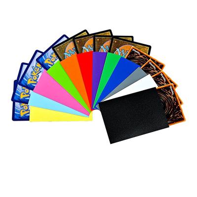 China Custom Matte Card Sleeve Solid Color Trading Card Opaque Penny Sleeves Protector for Dragon Shield Game Sport Card Sleeves for sale
