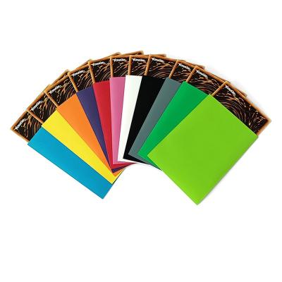 China Dual Solid Color Matte Card Sleeve Opaque Trading Card Cover Pocket Rough Textured Protector Smooth Shuffle Card Sleeve for sale