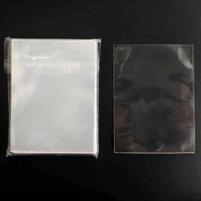 China Wholesale Clear Trading Card Sleeve Soft Transparent PP Plastic Photo Card Sleeve for sale