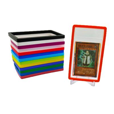 China Custom Print Color Slab Bumper Graded Card Silicone Shield Slab Guard Perfect Fit for PSA Slab Bumper for sale