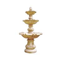 China Outdoor Sandstone Garden Water Fountain 380×380×450mm with 45MPa Strength and 50-Year Warranty for sale
