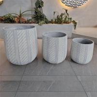 China Quangui QG-157 Fiber Clay Planter - Waterproof Fireproof 10 Set Minimum Order with 30 Day Delivery for sale
