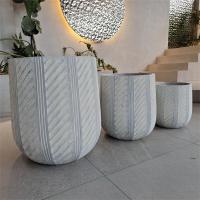 China Quangui QG-157 Fiber Clay Planter - Waterproof Fireproof 10 Set Minimum Order with 30 Day Delivery for sale