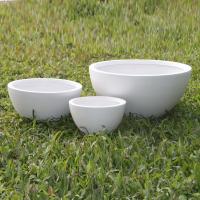 China Quangui Fiber Clay Planter - 3 Sizes (Φ610mm, Φ430mm, Φ300mm) with UV Resistance for Indoor Outdoor Use for sale
