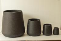China Handmade Fiber Clay Planter Weather Resistant 5-6 Years Outdoor for Home Garden for sale