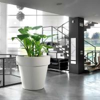 China QUANGUI QG-001 Fiberglass Flower Pots - Custom Sizes with 10-Day Sample Period for Indoor Outdoor Decor for sale