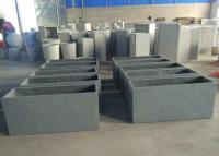 China Matte Rectangle Fiber Clay Planter With Drainage Holes for sale