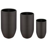 China Fiber Reinforced Planter QG-014 - 45 lb UV Resistant Composite Clay Pot in 3 Sizes for sale