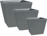 China Custom Fiberglass Flower Planters 30-40 Day Production in Round Square Rectangular Shapes for Indoor Outdoor Gardens for sale