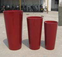 China QUANGUI Fiberglass Flower Planters - 10-Day Sample, 30-40 Day Production, Custom Sizes & Finishes for sale