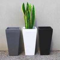 China Customizable Fiberglass Flower Pots - 30-40 Day Production, CE/Rohs Certified Planters for Indoor & Outdoor Use for sale