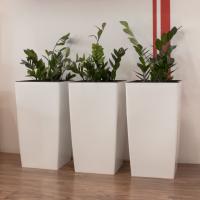 China Customizable Fiberglass Flower Pots - 30-40 Day Production, CE/Rohs Certified Planters for Indoor & Outdoor Use for sale