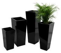 China Customizable Fiberglass Flower Pots - 30-40 Day Production, CE/Rohs Certified Planters for Indoor & Outdoor Use for sale