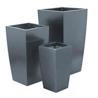 China QUANGUI QG-001 Fiberglass Flower Planter Pots - Customizable Round/Square/Rectangular Shapes, 30-40 Day Production for sale