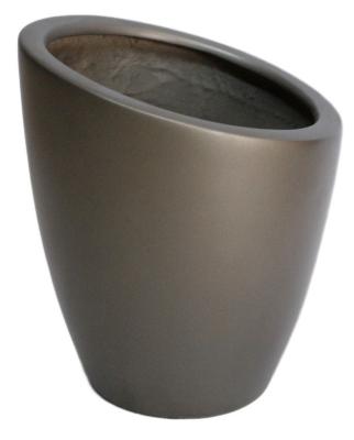 China Modern Fiberglass Rectangular Flower Pots with Matte Finish - Custom Sizes 30-40 Day Production CE/RoHS Certified for sale