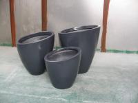 China Modern Fiberglass Rectangular Flower Pots with Matte Finish - Custom Sizes 30-40 Day Production CE/RoHS Certified for sale