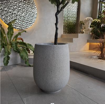 China Custom Fiberglass Flower Planter Pots 30-40 Day Production with CE Rohs Certification for Indoor Outdoor Use for sale