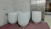 China Custom Fiberglass Flower Planter Pots 30-40 Day Production with CE Rohs Certification for Indoor Outdoor Use for sale