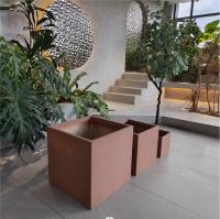 China Custom Fiberglass Flower Planters for Indoor Outdoor Garden Decor 30-40 Days Production for sale