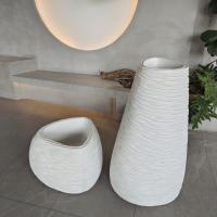 China Fiberglass Large Resin GRP Planter Box for Garden Indoor Outdoor Decor Custom Size 30pcs MOQ for sale