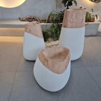 China Fiberglass Large Resin GRP Planter Box for Garden Indoor Outdoor Decor Custom Size 30pcs MOQ for sale