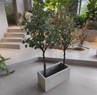 China Custom Fiberglass Flower Pots 30-40 Day Production with CE/Rohs/ISO9001 Certification for Indoor Outdoor Use for sale