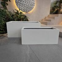 China Custom Fiberglass Flower Pots 30-40 Day Production with CE/Rohs/ISO9001 Certification for Indoor Outdoor Use for sale