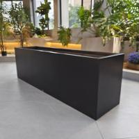 China Matte Black Fiberglass Flower Pots - 30-40 Day Production, CE/Rohs/ISO9001 Certified Outdoor Planters for sale