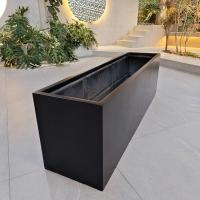 China Matte Black Fiberglass Flower Pots - 30-40 Day Production, CE/Rohs/ISO9001 Certified Outdoor Planters for sale