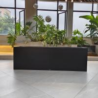 China Matte Black Fiberglass Flower Pots - 30-40 Day Production, CE/Rohs/ISO9001 Certified Outdoor Planters for sale