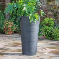 China Fiberglass Flower Pots Large Outdoor Garden Planter for Real or Artificial Trees Customizable for sale