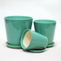 China QUANGUI QG-CM001 Glossy Ceramic Plant Pots - 6.5
