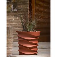 China Custom Fiberglass Flower Pots 30pcs MOQ for Indoor Outdoor Garden Decoration for sale