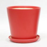 China QUANGUI QG-CM009 Glossy White Ceramic Plant Pot - Small Size with Drainage Holes for Indoor Plants for sale