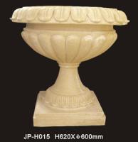 China QUANGUI Natural Sandstone Flower Pots - Small Size, Hand Carved, Waterproof & Fireproof Planters for sale
