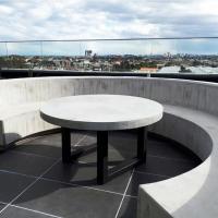 China Durable GRC Concrete Outdoor Table Sets - Weather-Resistant Heavy-Duty Furniture in Custom Sizes 30-50 Days Delivery for sale