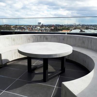 China GRC Concrete Outdoor Tables - Heavy-Duty Weather-Resistant Furniture in Rectangular & Round Shapes, 25-300$ Price Range for sale