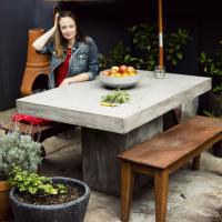 China GRC Concrete Outdoor Furniture Set - Weather-Resistant Custom Tables 25-300$ with CE/ISO Certification for sale