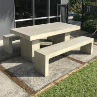 China GRC Concrete Outdoor Furniture Set - Weather-Resistant Custom Tables 25-300$ with CE/ISO Certification for sale