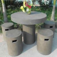 China GRC Concrete Coffee Table - Heavy 25-300 lb Outdoor Furniture with Weather-Resistant Design for sale