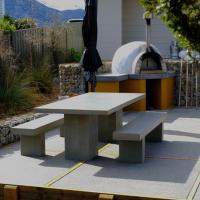 China GRC Concrete Coffee Table - Heavy 25-300 lb Outdoor Furniture with Weather-Resistant Design for sale