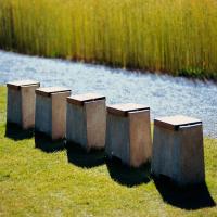 China GRC Concrete Outdoor Table Sets - Heavy-Duty 500 Sets/Month Capacity, CE/ISO Certified Custom Furniture for sale