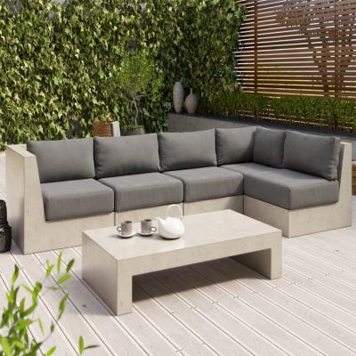 China GRC Concrete Outdoor Table Sets - Heavy-Duty 500 Sets/Month Capacity, CE/ISO Certified Custom Furniture for sale