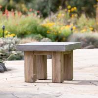 China Outdoor Concrete Furniture Set - Heavy Duty GRC Table & Bench with Weather-Resistant Design, Custom Sizes 25-300$ for sale