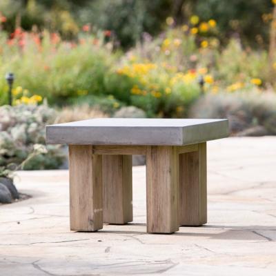China Outdoor Concrete Furniture Set - Heavy Duty GRC Table & Bench with Weather-Resistant Design, Custom Sizes 25-300$ for sale